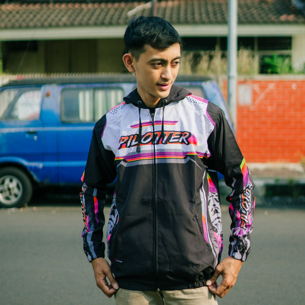 Jual JAKET PARASUT PILOTTER KARYAWAN TUHAN ORIGINAL 100% FREE STIKER ...
