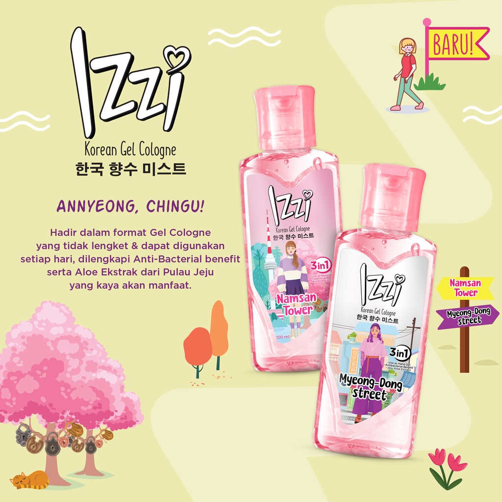 Jual ⭐BAGUS⭐ IZZI Korean Moisturizing Gel Cologne | Fine Fragrance ...