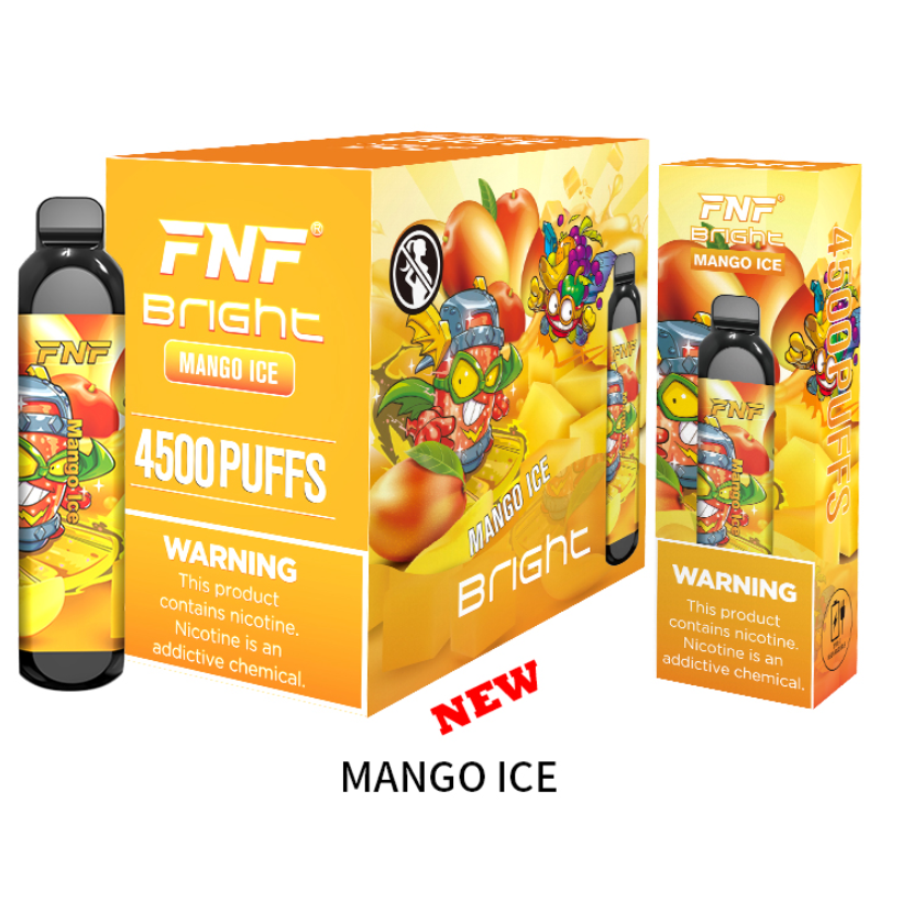 Jual FNF Type-C Disposable Pods 4500 Puffs Mango Ice Flavor Vape Plus ...