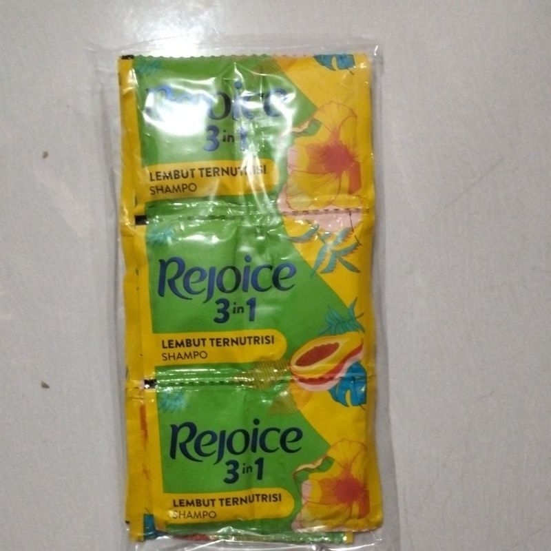 Jual Rejoice shampo saset 3 in 1 lembut ternutrisi | Shopee Indonesia