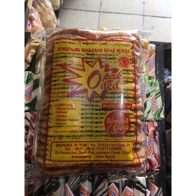 Jual Opak Oded kriuk, oleh-oleh bandung,Triwandi snack | Shopee Indonesia