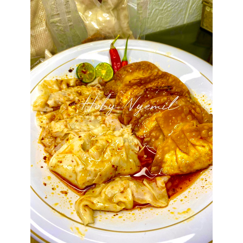 Jual PANGSIT /WONTON KUAH MERCON FULL ISI DAGING AYAM/GURIH/PEDAS ...