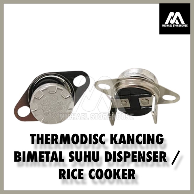 Jual THERMODISC KANCING BIMETAL SUHU DISPENSER / RICE COOKER | Shopee ...
