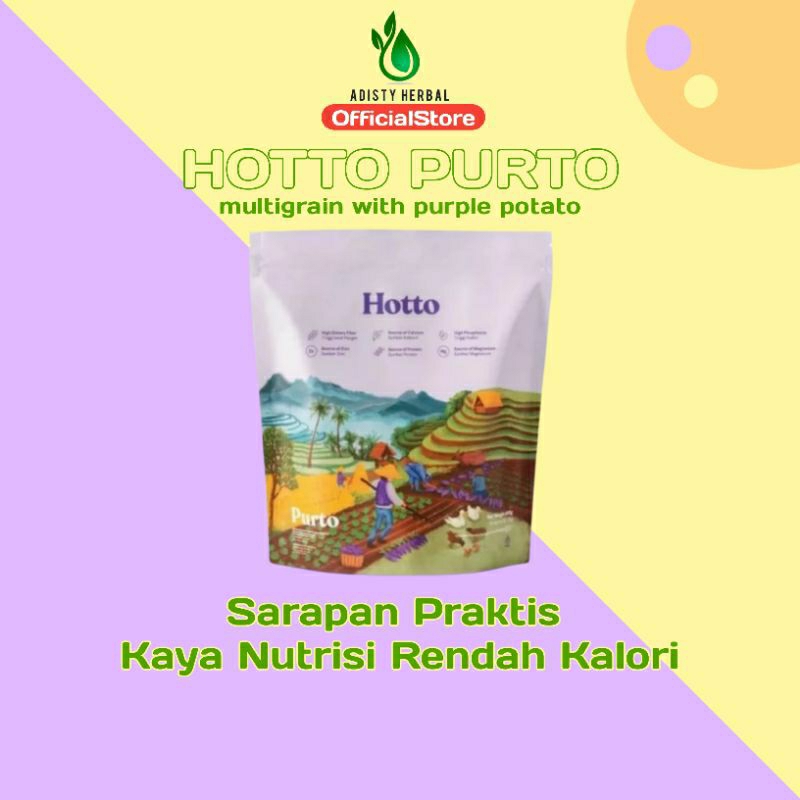 Jual Hotto purto multigrain with purple potato 1 pouch (16 sachet ...