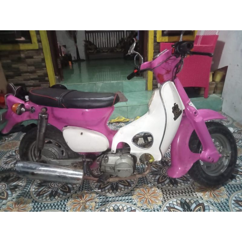 Jual Motor C70 mini basik supra ss lengkap tembus atas bawa | Shopee ...
