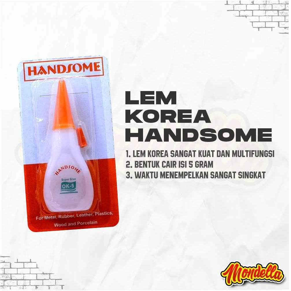 Jual Lem Korea Handsome Botol 5Gr 5 Gram Tetes Cair Sekelas Alteco ...