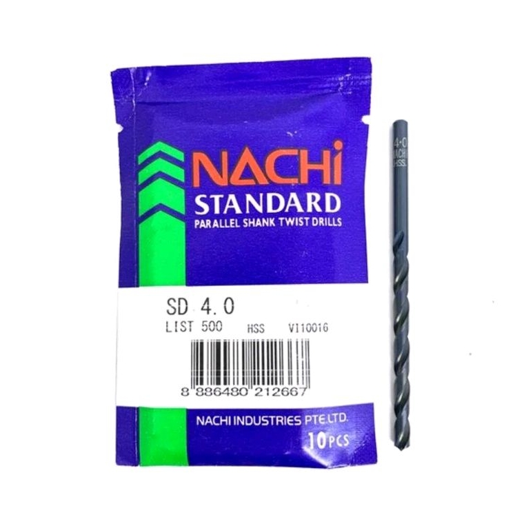 Jual Mata Bor Besi Baja 4 mm 4.0 mm NACHI | Shopee Indonesia
