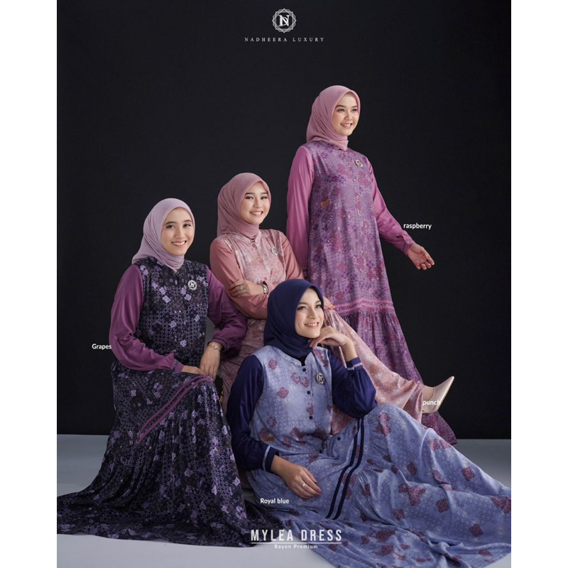Jual Mylea Dress by Nadheera Luxury ORI | Special Price | Gamis nadheera | dress terbaru | baju ...