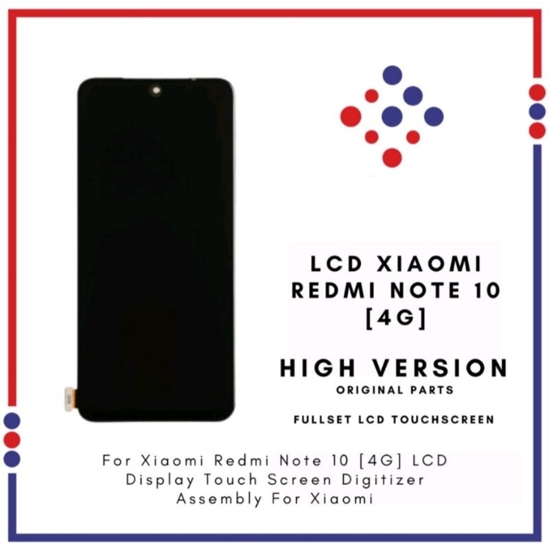 Jual LCD Xiaomi Redmi Note 10 4G / LCD Xiaomi Redmi Note 10S 4G Fullset ...