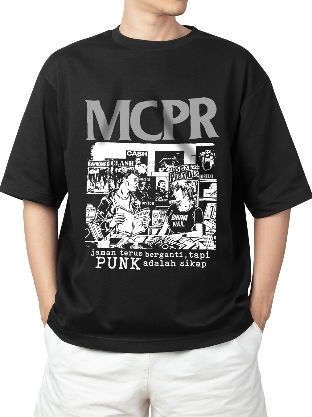 Jual Rockerstar T-shirt Band MCPR Punk Is Attitude | Shopee Indonesia