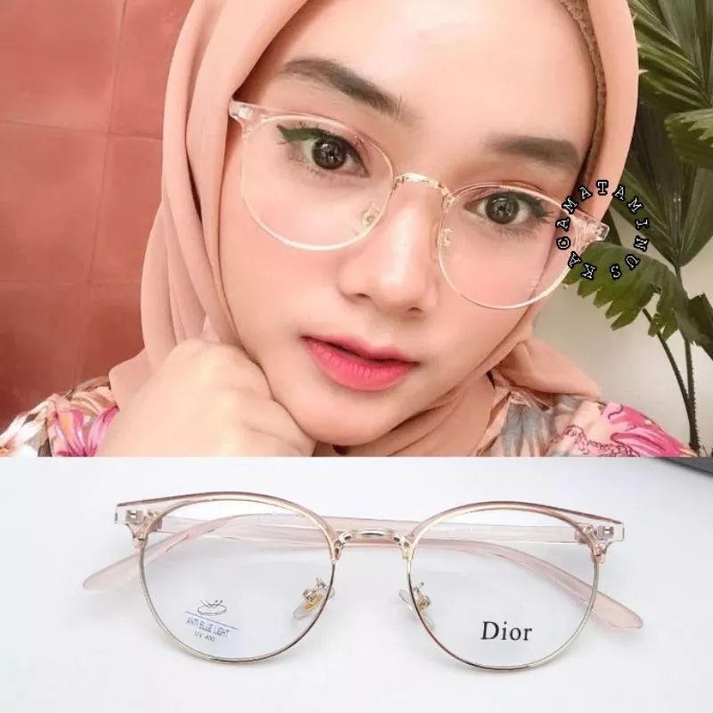 Jual Kacamata Wanita 6214 / Kacamata Minus & Cylinder & Normal / Kacamata Photocromic / Kacamata ...