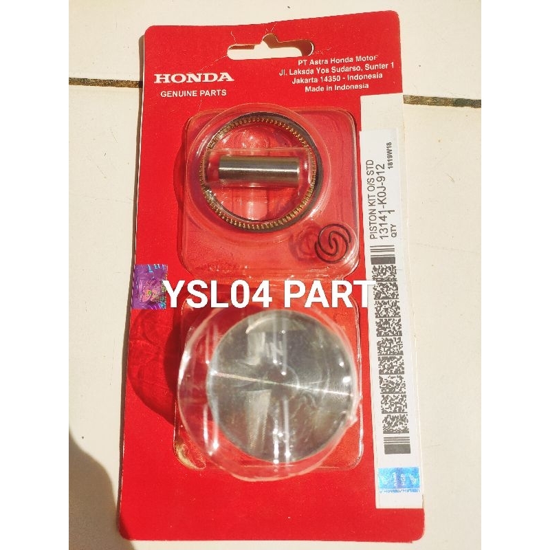 Jual PISTON STANDAR ORIGINAL HONDA GENIO BEAT DELUXE BEAT STREET BEAT ...