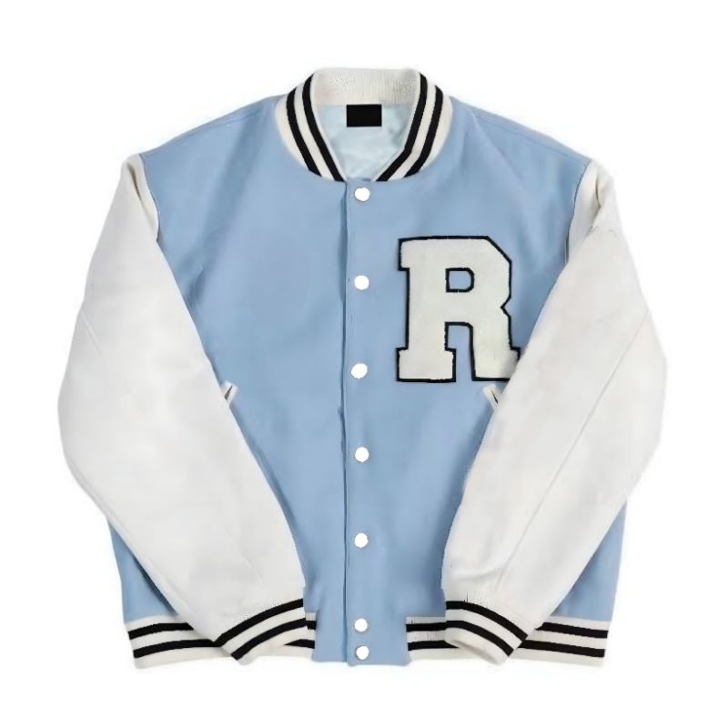 Jual Jaketin Aja - Varsity R LOGO Big Size ( S - 6XL ) Jaket Baseball ...
