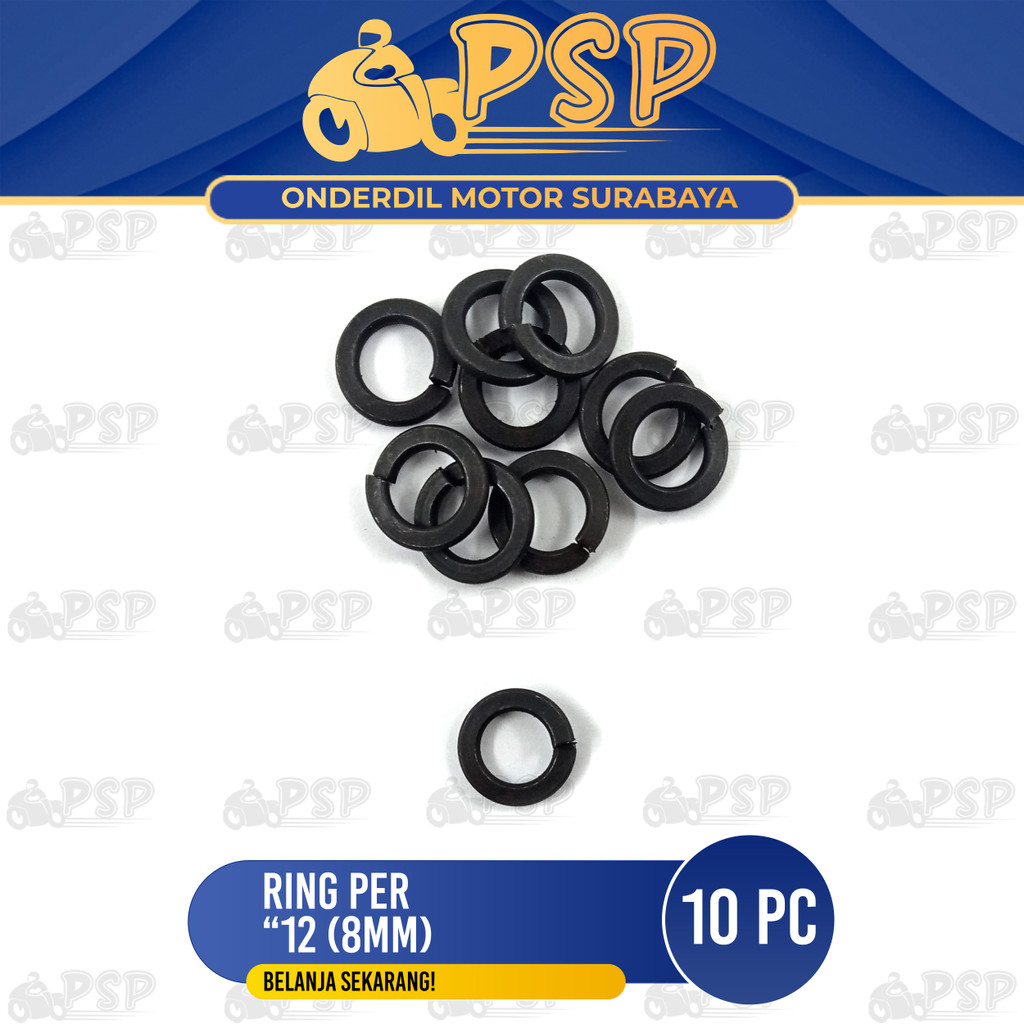 Jual Ring Per "12 (8mm) Per Pak Isi 10 PC - Reng Pir Peer Plat Plate ...