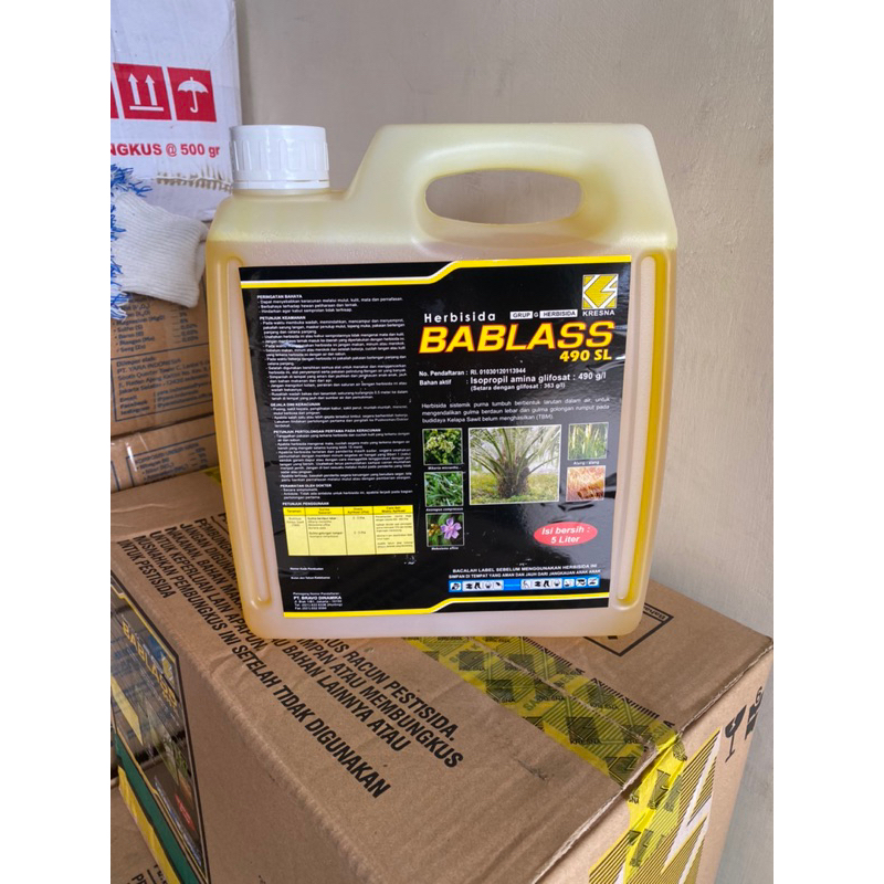 Jual Herbisida BABLASS 490SL 5 Liter Racun Rumput Sistemik sejenis ...