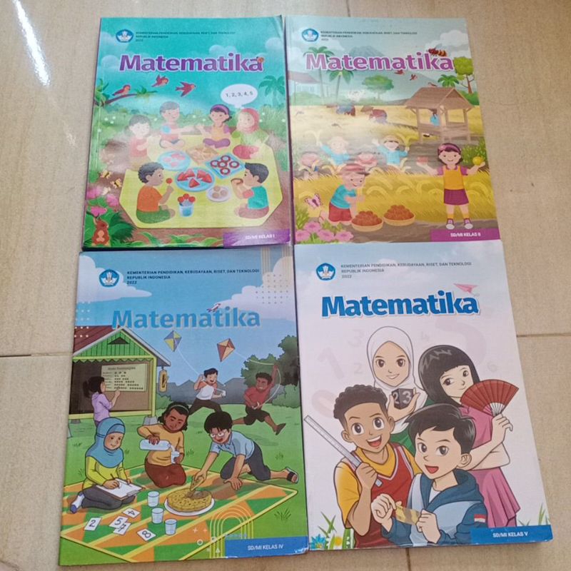 Jual Buku Paket SD Matematika Kumer Kurikulum Merdeka Kemendikbud Paket Buku SD Kelas 1 2 4 5 ...