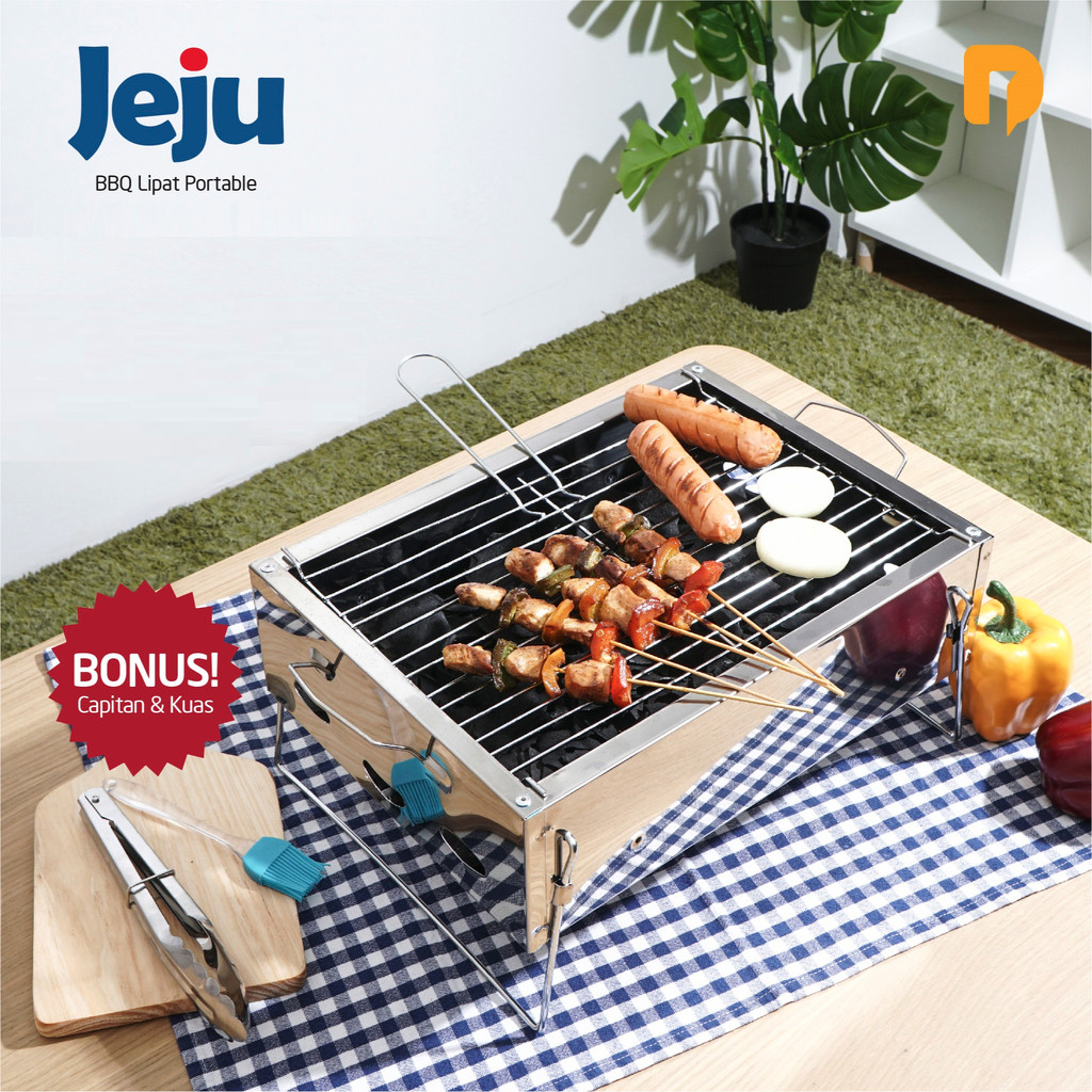Jual Alat bbq portable Jeju BBQ Lipat Portable Free Capitan & Kuas ...