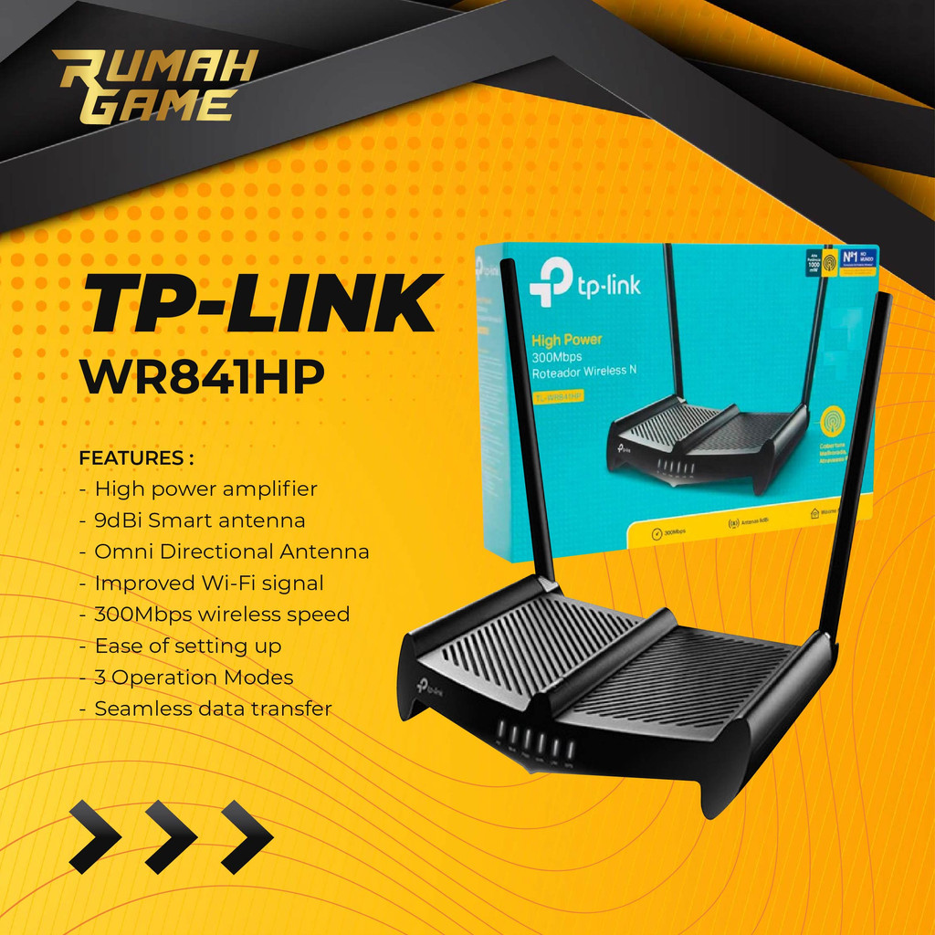Jual Tplink TL Wr841hp Wireless N Router 300Mbps Router 841hp Tp link ...