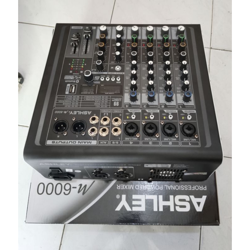 Jual Power mixer ASHLEY M6000 ORIGINAL | Shopee Indonesia
