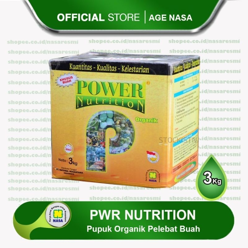Jual Power Nutrition Nasa 3kg Pupuk Organik Pelebat Buah | Agen Nada ...