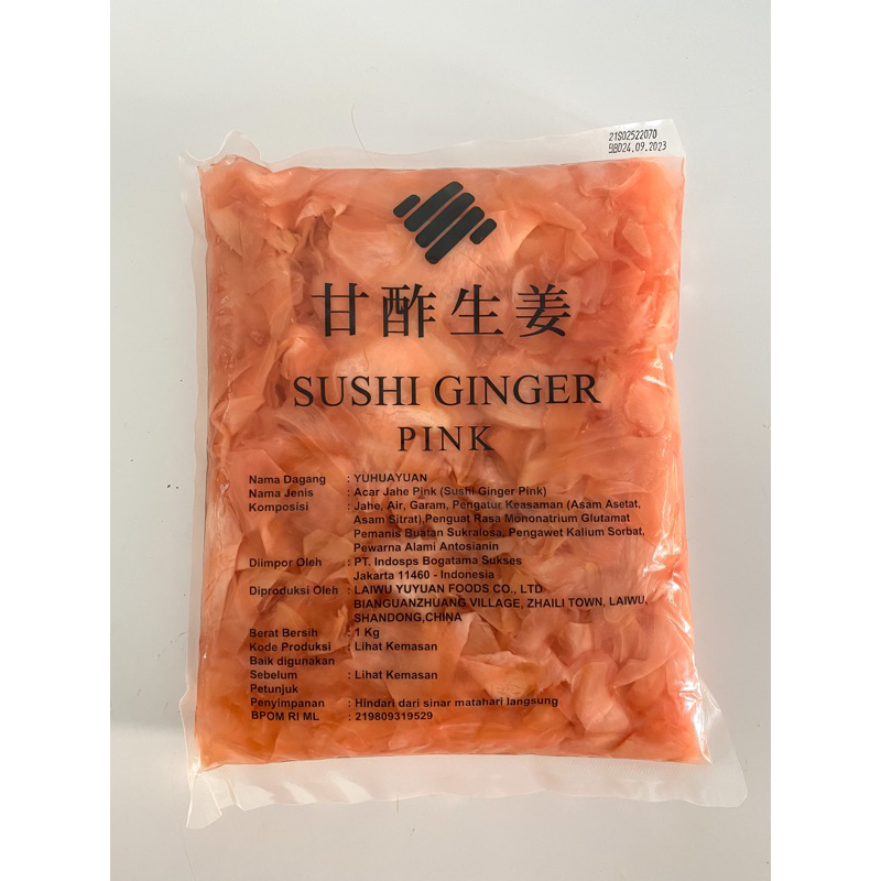 Jual Sushi Pickled Ginger 1,5kg | Shopee Indonesia