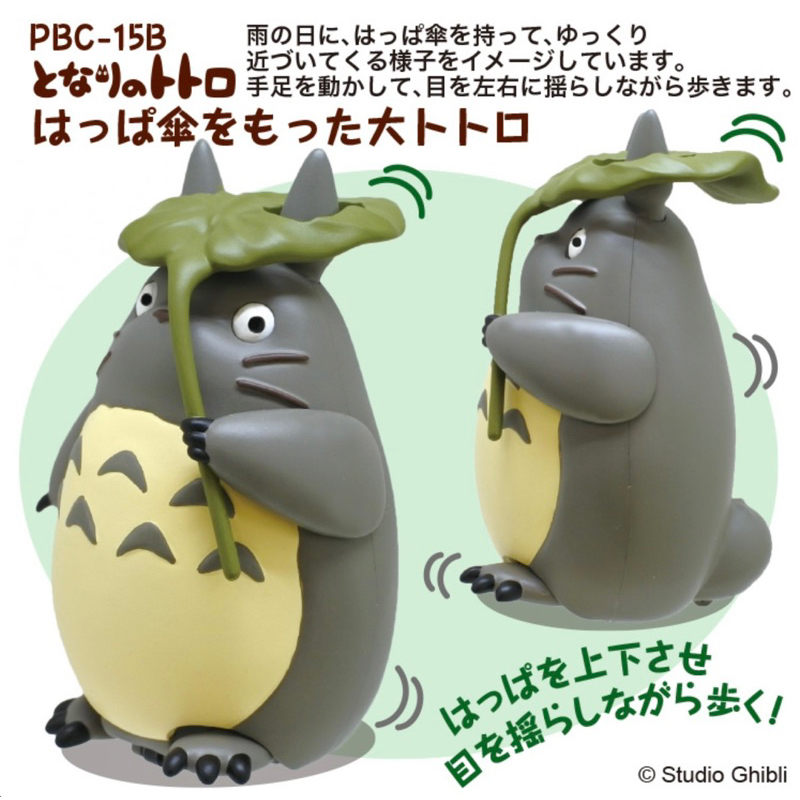 Jual PULL-BACK collection My Neighbor Totoro Large Totoro With A Leaf ...