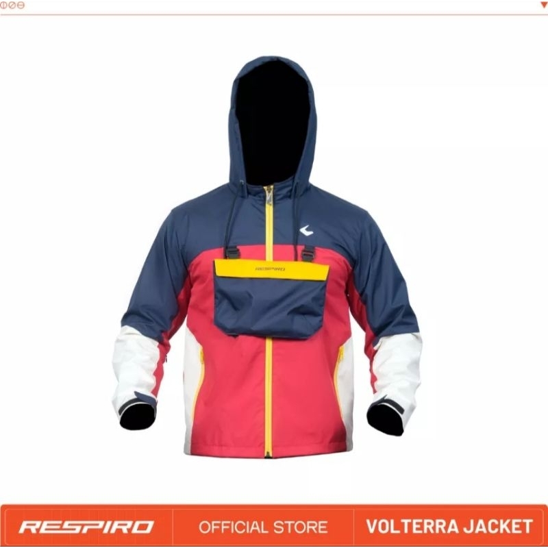 Jual Jaket Respiro VOLTERRA Jacket | Jaket Motor Harian Anti Angin Pria ...