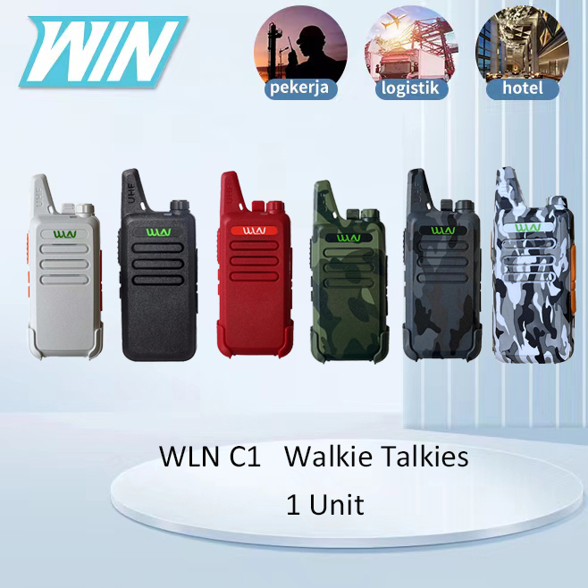 Jual Handy Talky HT WLN UHF C1 Radio Walkie Talkie Dua Arah Beraneka Warna Radio Walkie Talkie ...