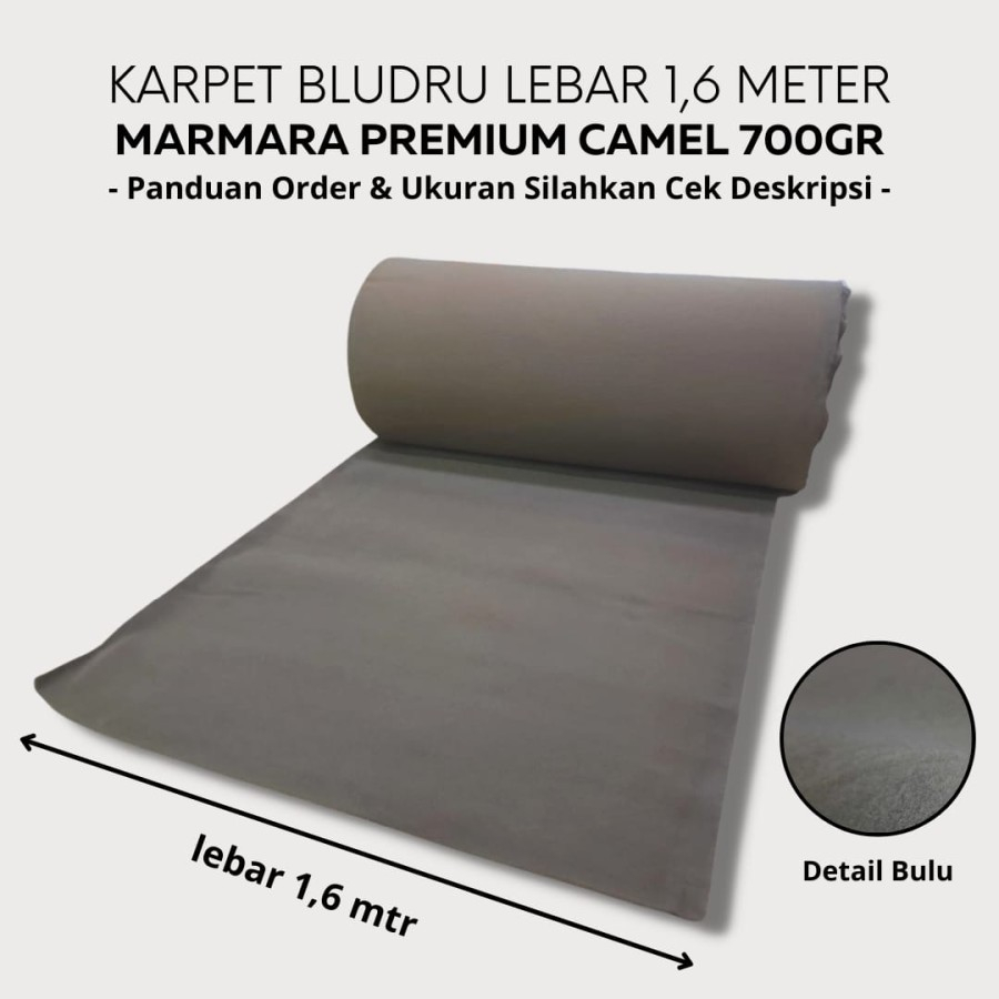 Jual Karpet MARMARA Lantai Brudu Polos Alas Kasur Duduk Pameran 160x200 ...