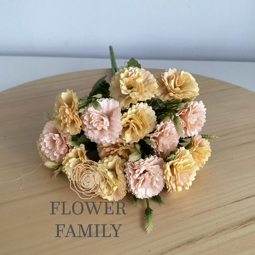 Jual Flower Family - [5 Cabang] Bunga Artificial Carnation / Bunga ...