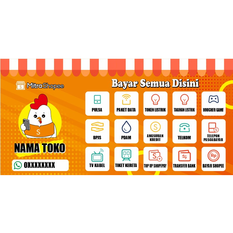 Jual Spanduk Banner Mitra Shopee | Shopee Indonesia