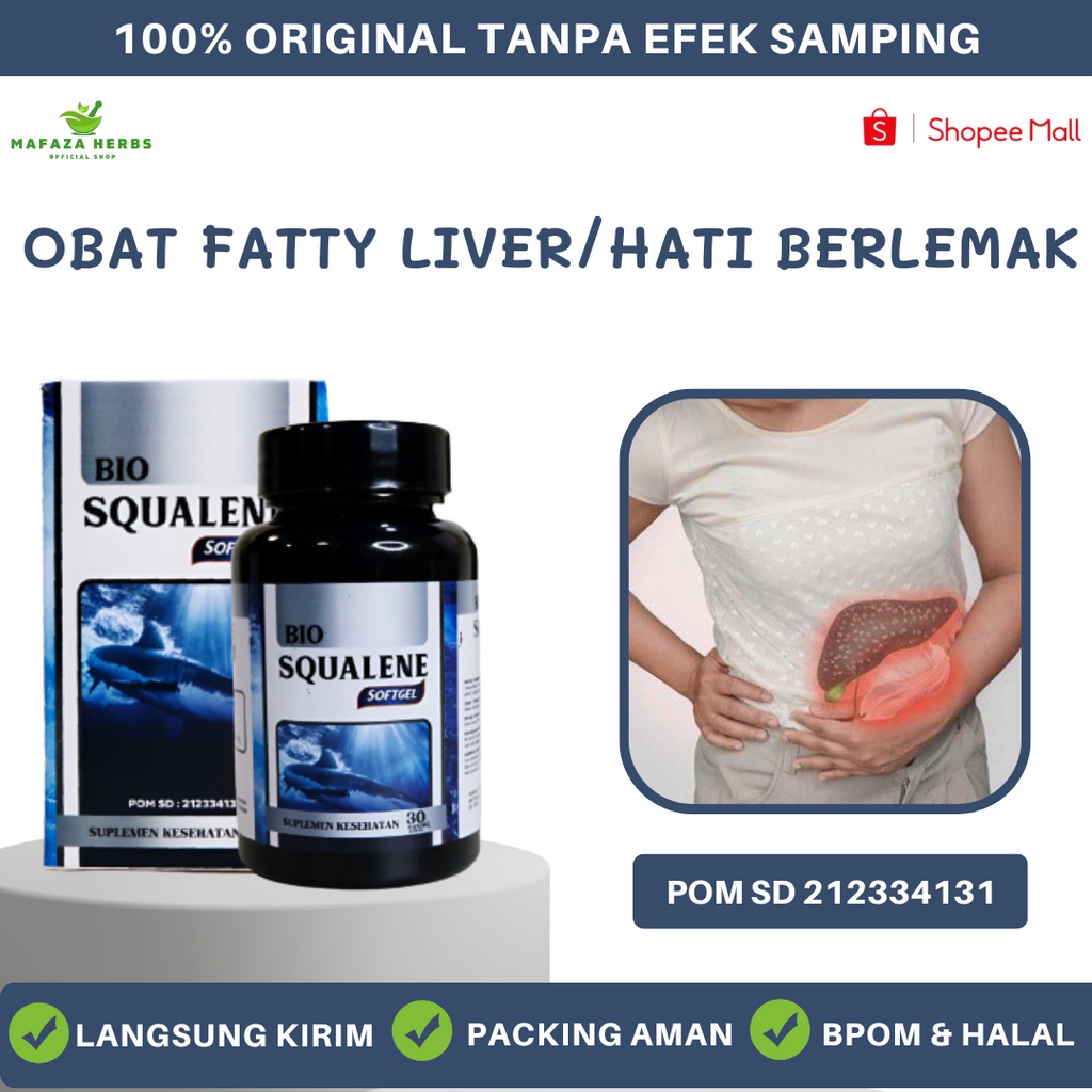 Jual Bio Squalene - Obat Fatty Liver, Perlemakan Hati, Penghancur Lemak ...