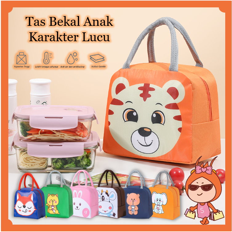 Jual Reseller Welcome - T5827 Tas Bekal Makanan Anak Karakter Lucu ...