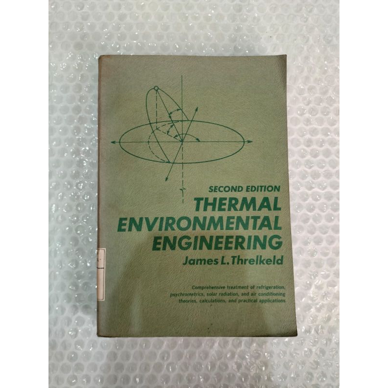 Jual Buku SECOND EDITION THERMAL ENVIRONMENTAL ENGINEERING (ORIGINAL) | Shopee Indonesia