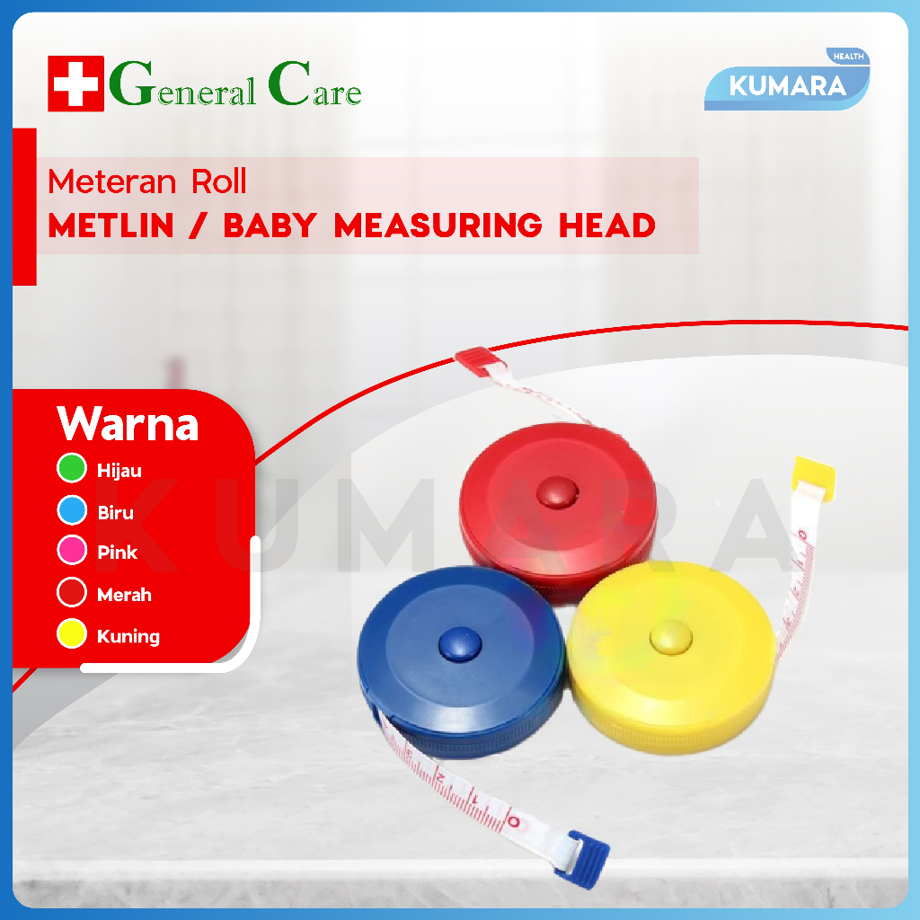 Jual GENERAL CARE - Metlin / Baby Measuring Head / Meteran Roll ...
