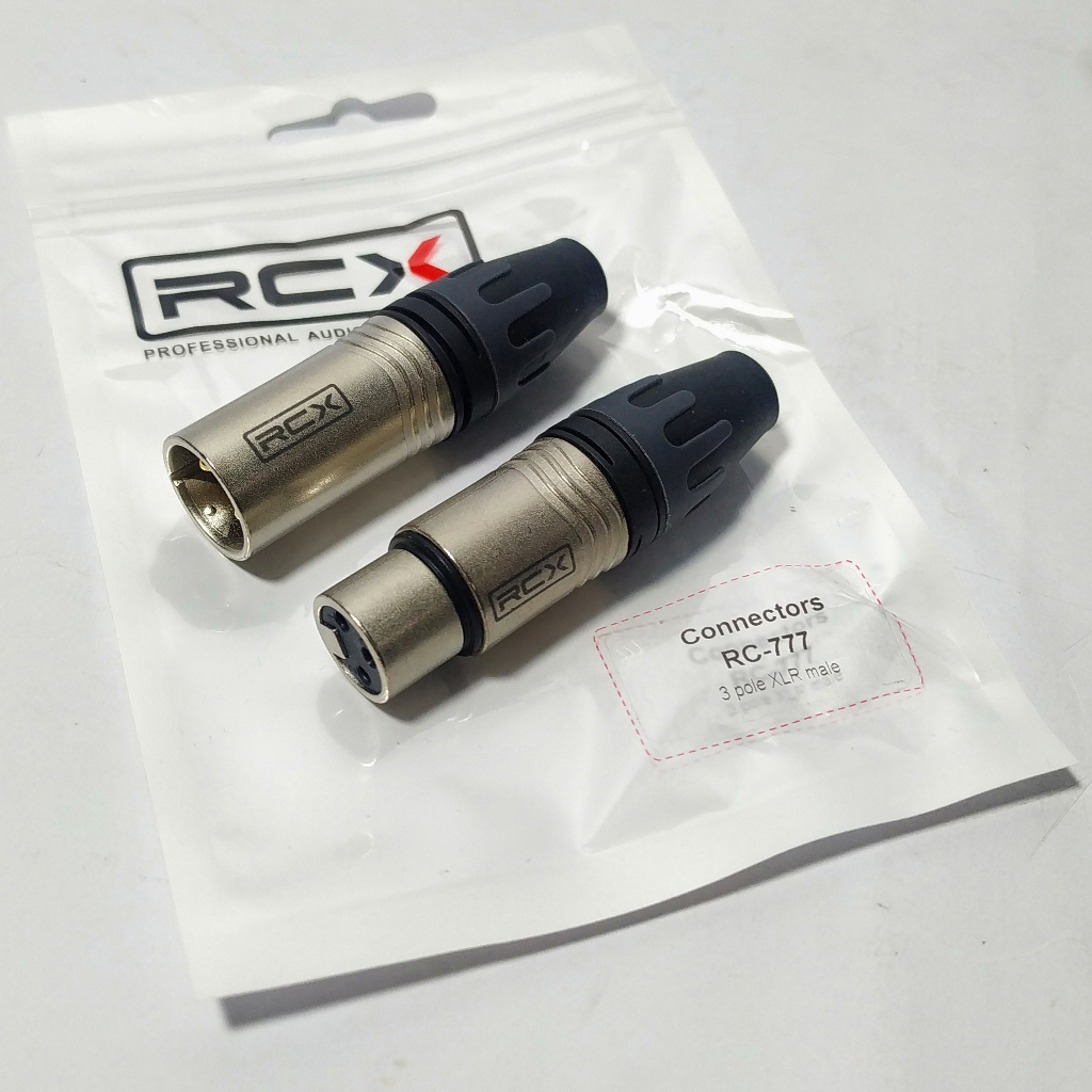 Jual JACK RCX JACK CANON FEMALE RCX ASLI KONEKTOR CONNECTOR XLR 3P 3 ...