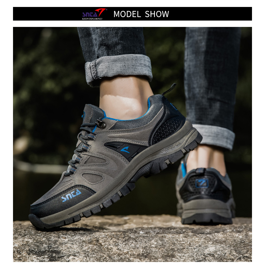 Jual Sepatu Gunung SNTA 442 GREY LT.BLUE Camping Adventur Outdoor ...
