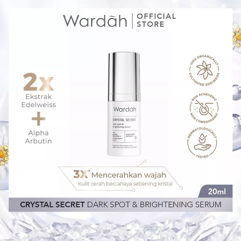 Jual Wardah Crystal Secret Dark Spot & Brightening Serum 20ML | Shopee Indonesia