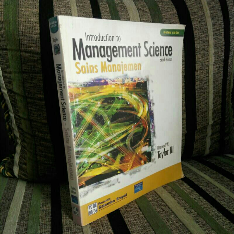 Jual Buku Sains Manajemen - Introduction to Management Science Eight ...