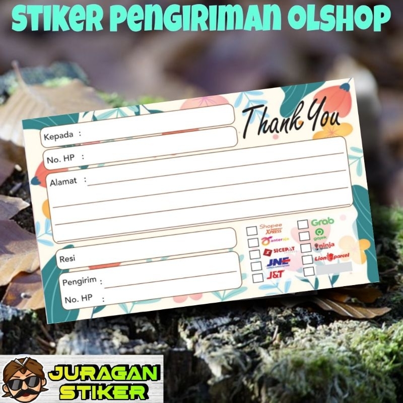 Jual (50pcs) STIKER PENGIRIMAN / STIKER LABEL PENGIRIMAN OLSHOP ...