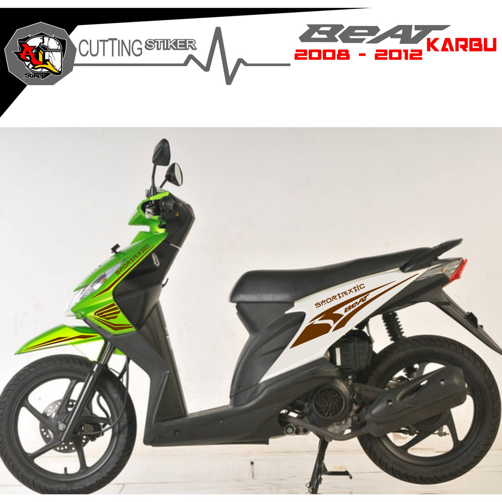 Jual STICKER CUTTING/SC.223/STIKER BEAT KARBU 2008-2012/STIKER LOGO ...