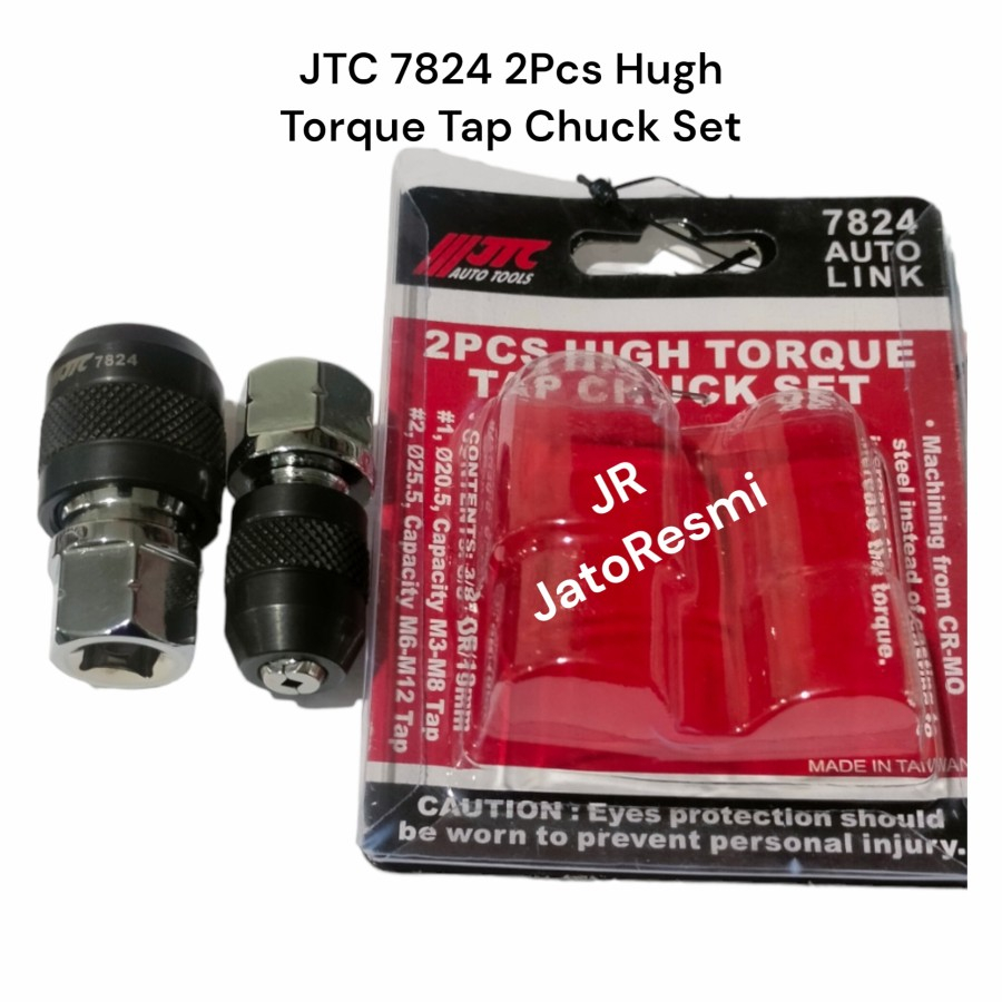 Jual JTC 7824 2Pcs Hugh Torque Tap Chuck Set Adaptor Socket Ke Tap ...