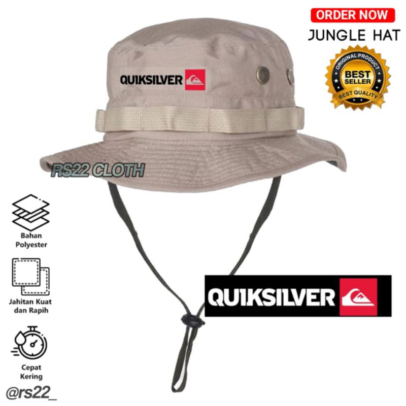 Jual Topi Quicksilver Rimba / Topi Hiking Adventure Pria Wanita Dewasa ...