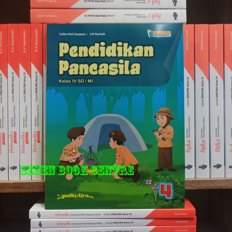 Jual Buku Pendidikan Pancasila Kelas 4 SD/Mi Yudhistira Kurikulum Merdeka | Shopee Indonesia