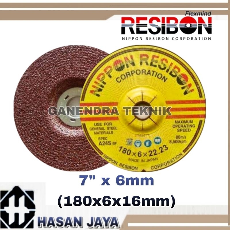Jual Batu Gerinda Poles Nippon Resibon 7" Inch x 6mm | Shopee Indonesia