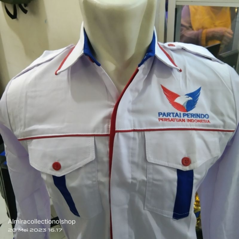 Jual kemeja partai PERINDO terbaru lengan panjang | Shopee Indonesia