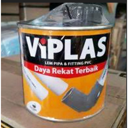 Jual LEM PIPA PRALON PVC VIPLAS KALENG BESAR 360GR PARALON FITING PIPA ...