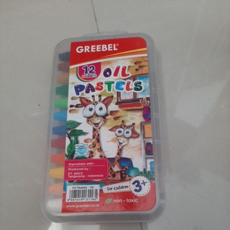 Jual crayon grebel oil pastels (12 colours) | Shopee Indonesia