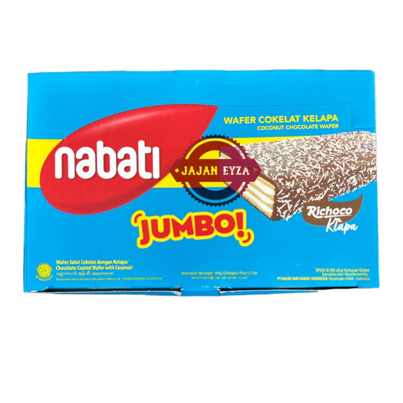 Jual NEW NABATI COATED JUMBO BOX / WAFER NABATI COATED KELAPA JUMBO ...