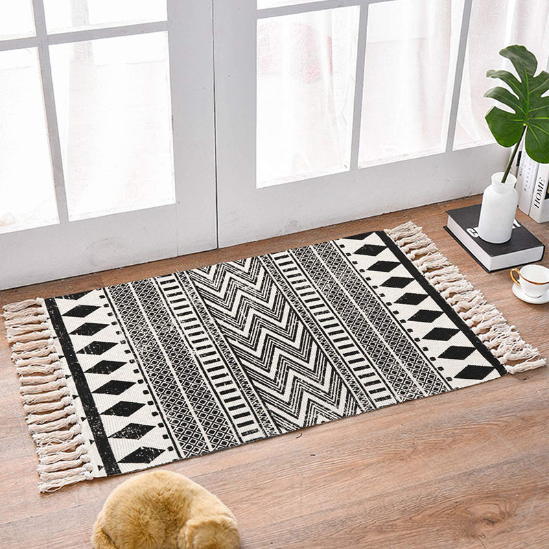 Jual Karpet Rumbai / Bohemian Tassel Rug Carpet Scandinavian gaya Bali ...